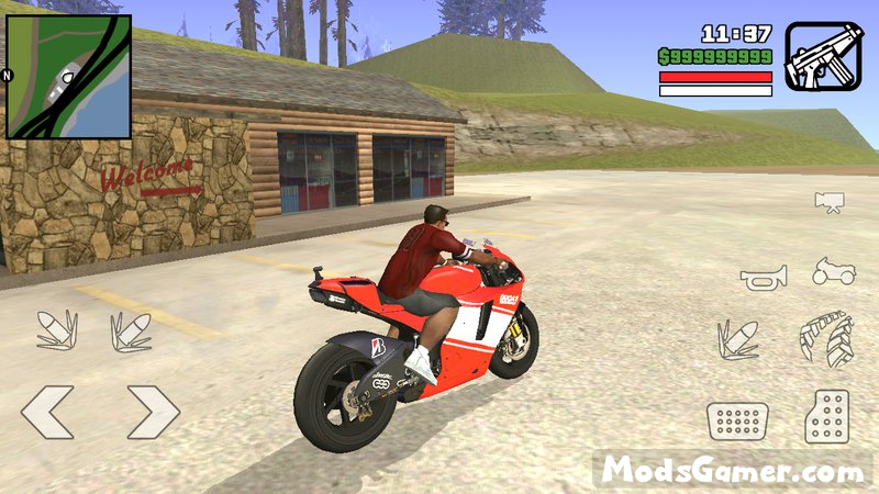 Ducati motorcycle - Mods for Grand Theft Auto: San Andreas / GTA:SA
