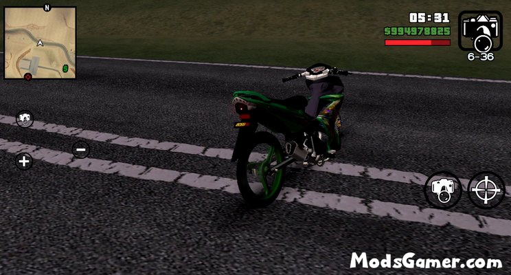 Yamaha X-1R Green Motorcycle Mod - Mods for Grand Theft Auto: San ...