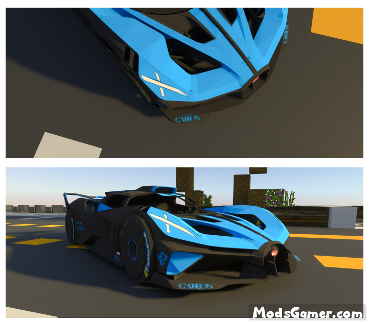 Bugatti Bolide mod - Mods for Minecraft