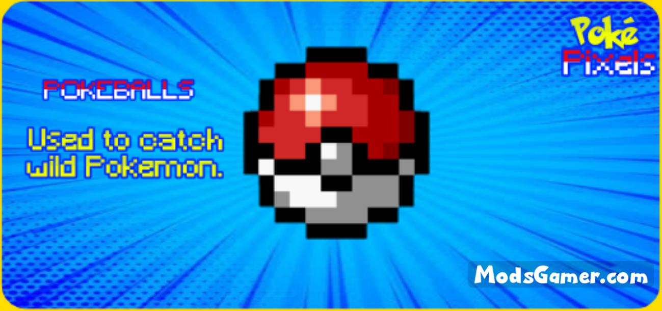 Minecraft PE Pokémon Mod | ModsGamer.com