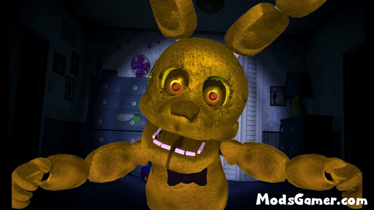 How to Download Minecraft FNaF 4 Spring Bonnie Mod | ModsGamer.com