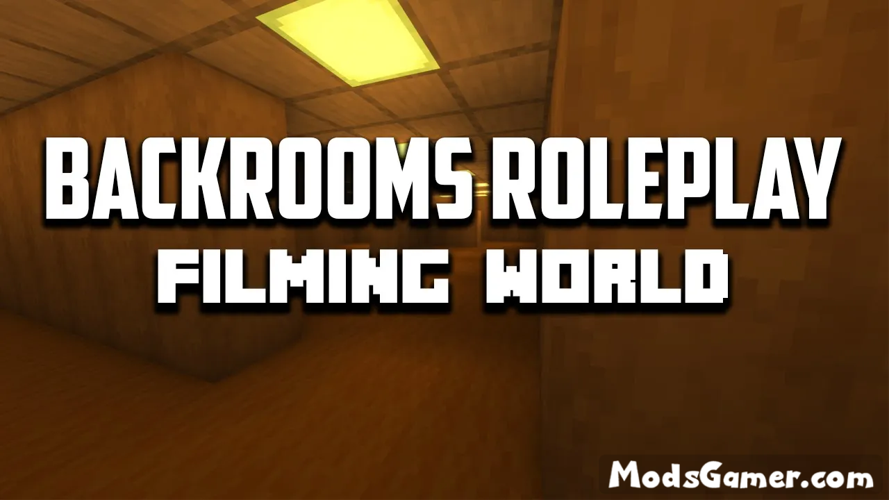 Joey gaming Backrooms Filming World map - Mods for Minecraft