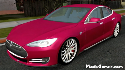 GTA SA Tesla Model S Mod | ModsGamer.com