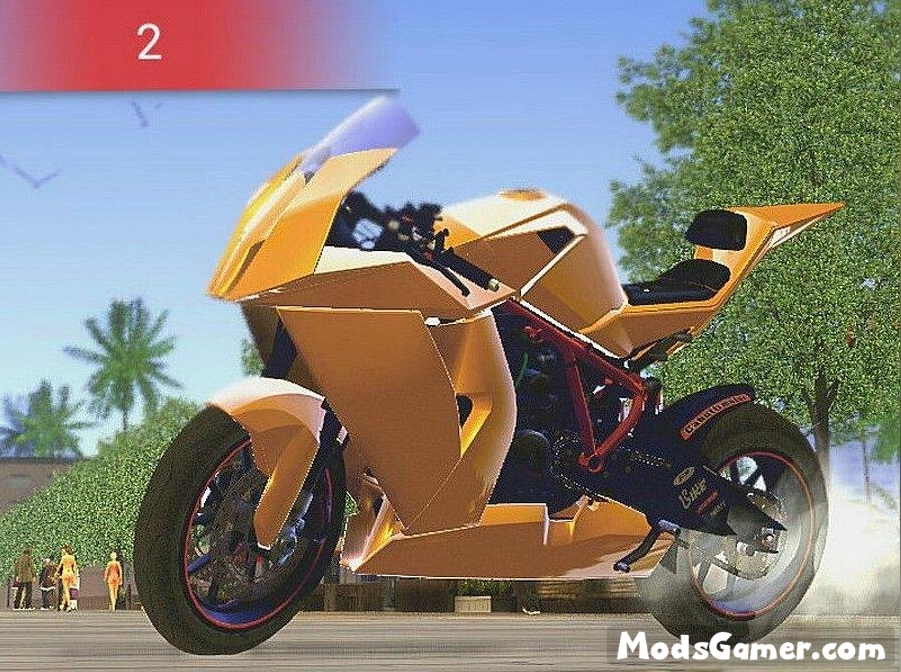 GTA SA KTM1990 RC8 Motorcycle Mod | ModsGamer.com