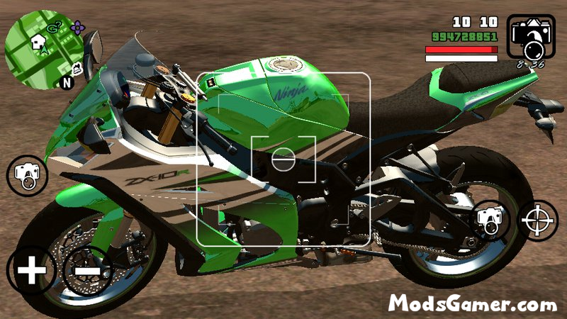 Kawasaki Ninja ZX 10R Mod - Mods for Grand Theft Auto: San Andreas / GTA:SA