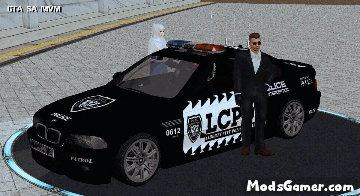 BMW LCPD police car livery - Mods for Grand Theft Auto: San Andreas ...