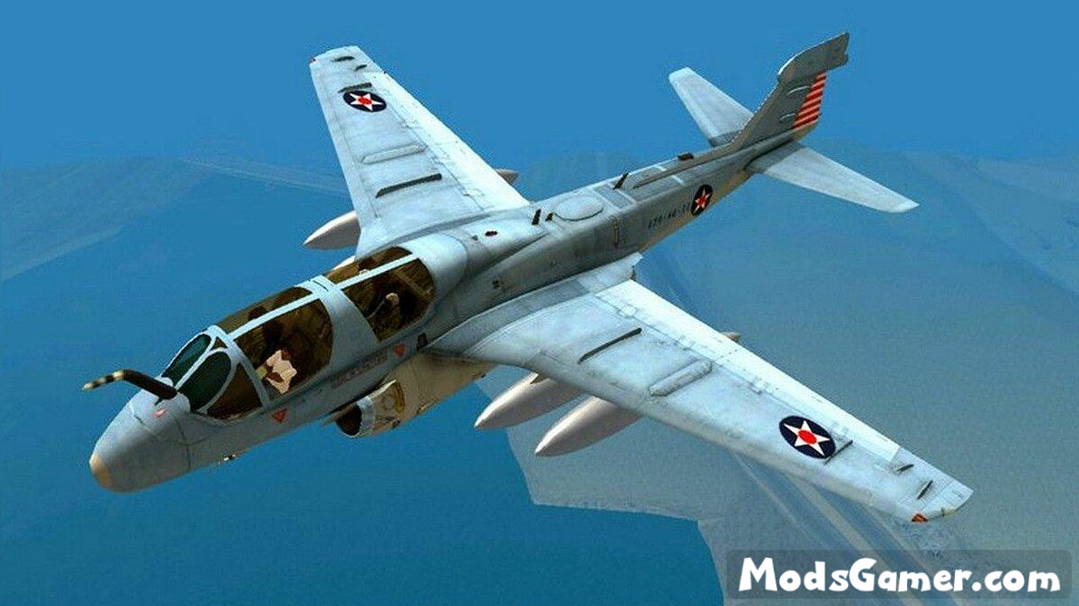 GTA SA Northrop Grumman EA-6B Prowler Mod | ModsGamer.com