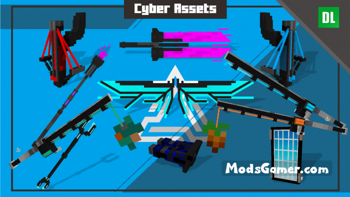 Minecraft PE Cyber Craft Texture Pack | ModsGamer.com