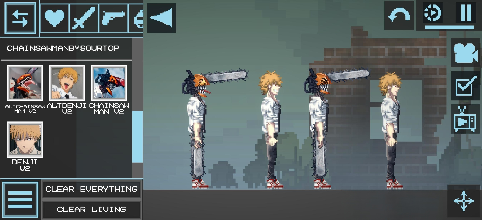 Melon Sandbox Playground Chainsaw Man mod | ModsGamer.com