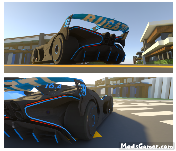 Bugatti Bolide mod - Mods for Minecraft