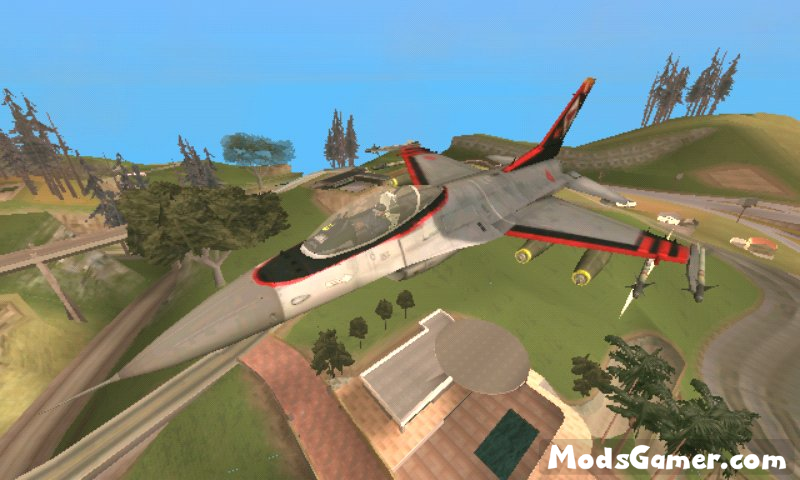 F16 Fighter Squadron Mod - Mods for Grand Theft Auto: San Andreas / GTA:SA
