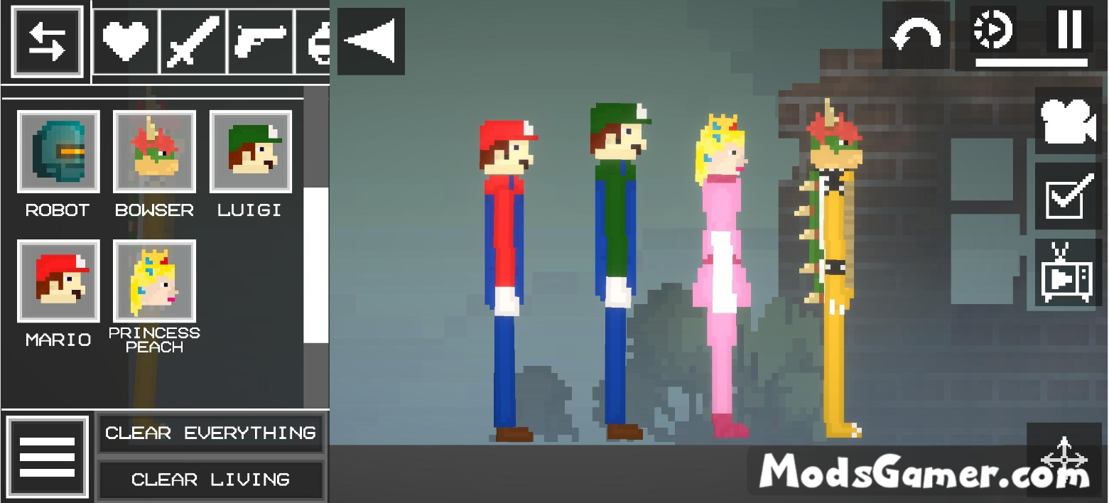 Melon Sandbox Playground Super Mario Characters and Items Mod ...