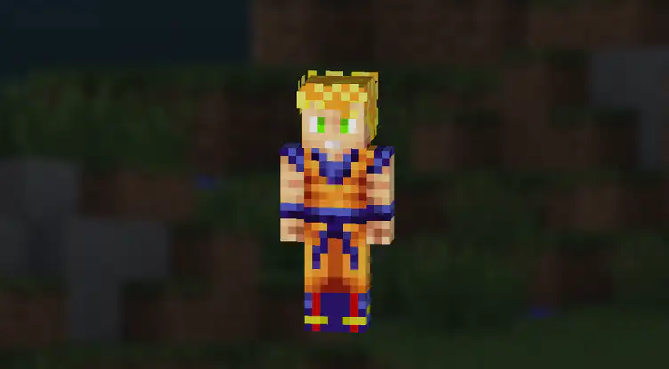 Son Goku skin mod - Mods for Minecraft