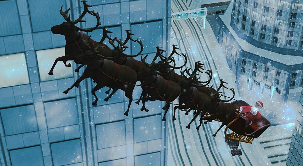 Sleigh Santa Claus Mod - Mods for Grand Theft Auto: San Andreas / GTA:SA