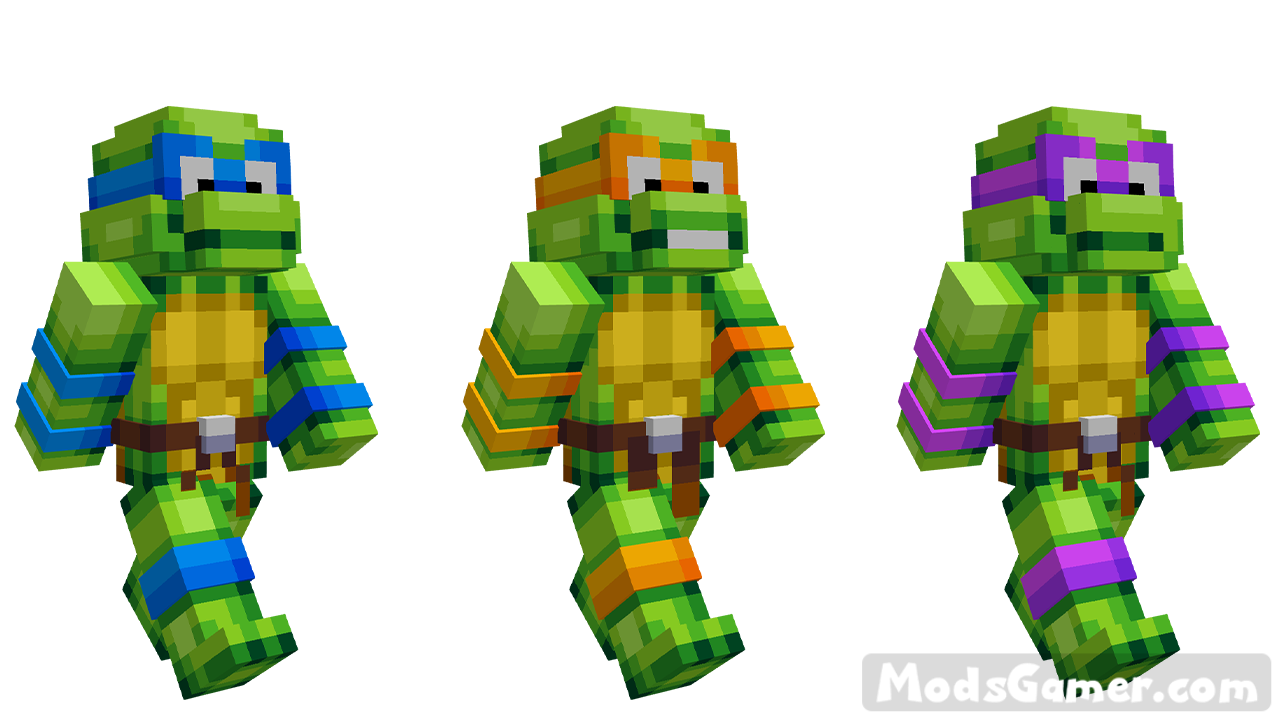 Minecraft x Teenage Mutant Ninja Turtles DLC | ModsGamer.com