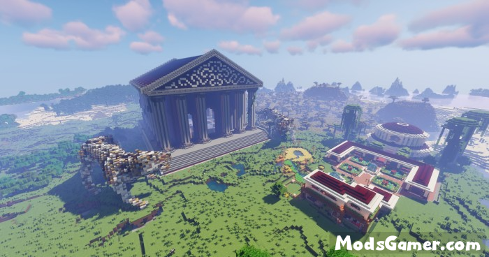City Roman Style Map - Mods for Minecraft