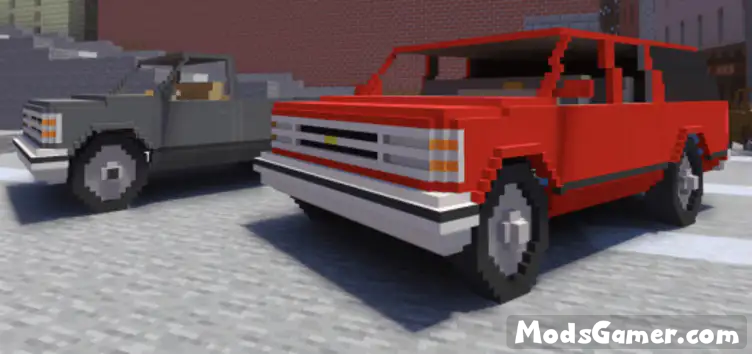 How to Download Minecraft SUV and Pickup Truck Addon | ModsGamer.com