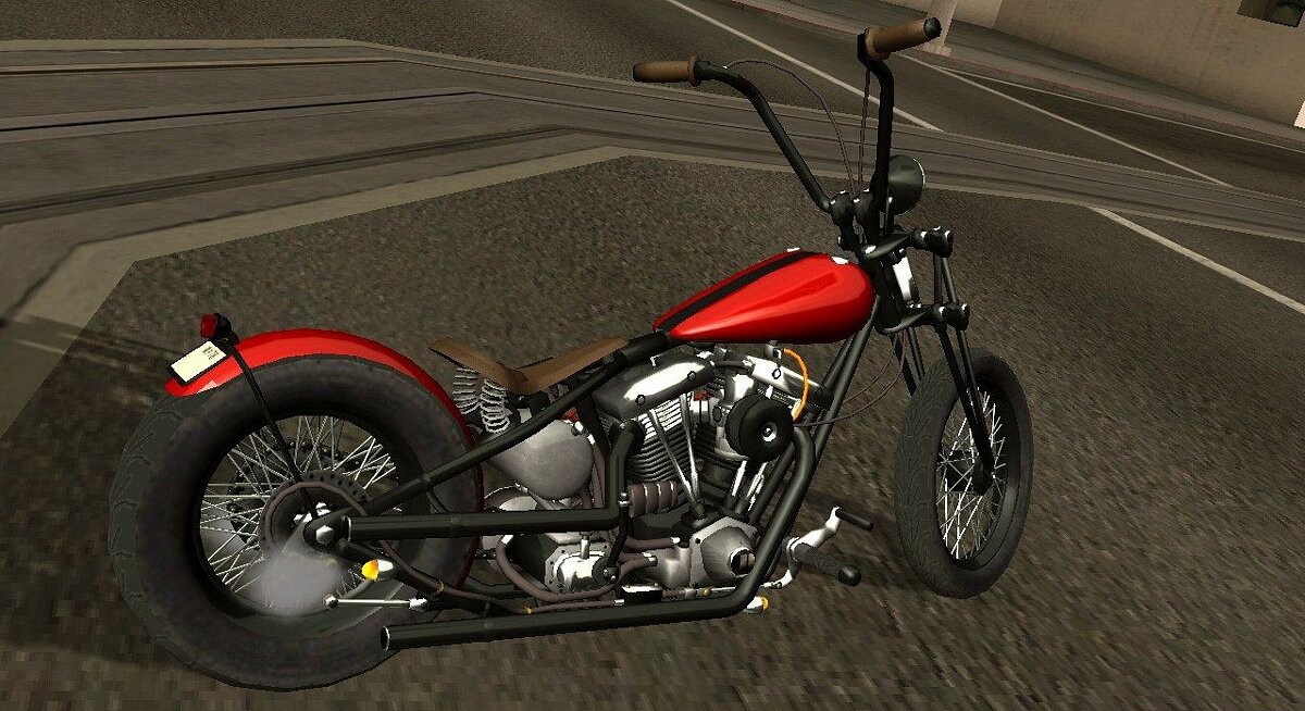 Harley-Davidson Shovelhead Motorcycle Mod (DFF only) - Mods for Grand ...