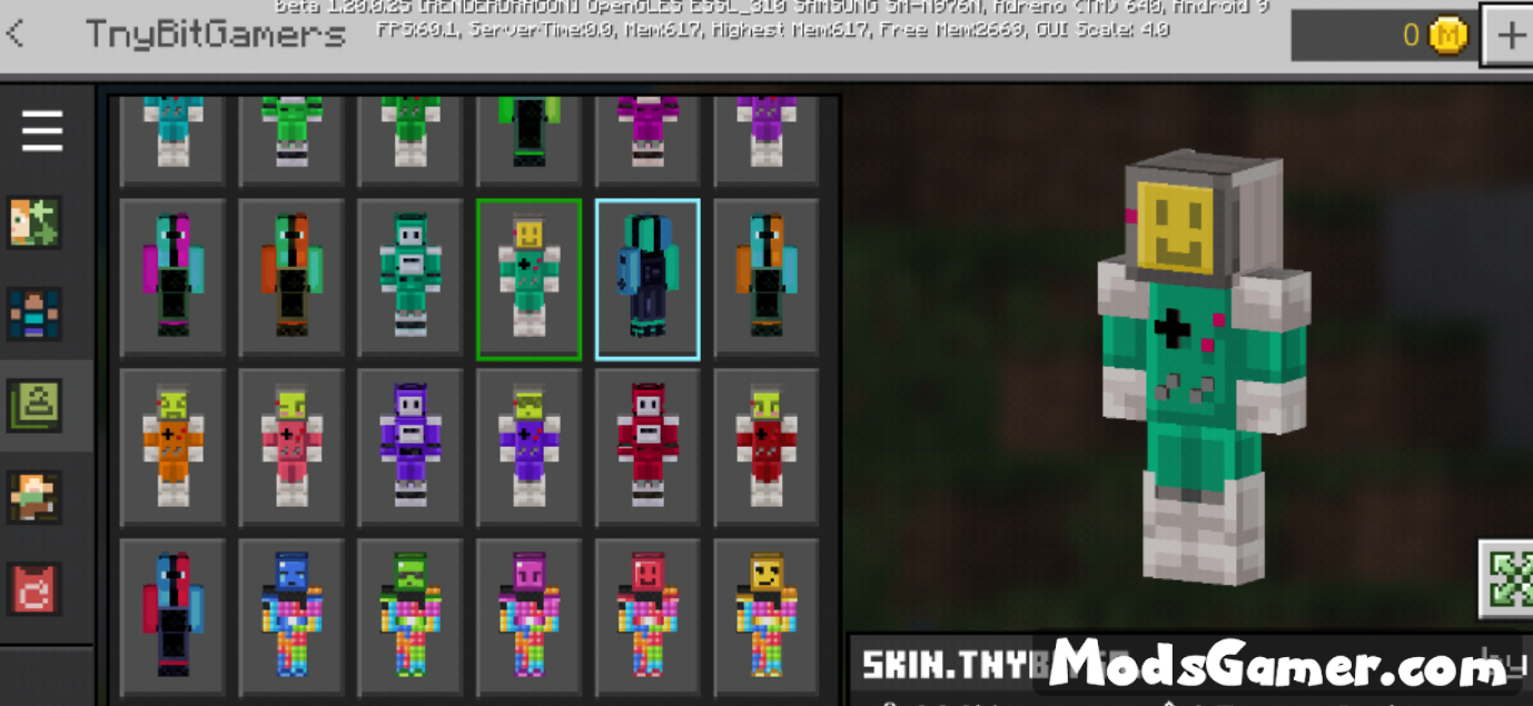 Tny Bit Gamers skin pack - Mods for Minecraft
