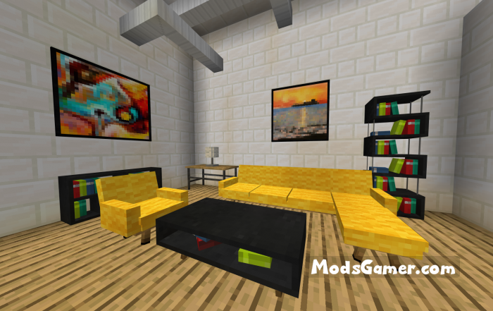 Minecraft PE Modern Furniture Mod | ModsGamer.com
