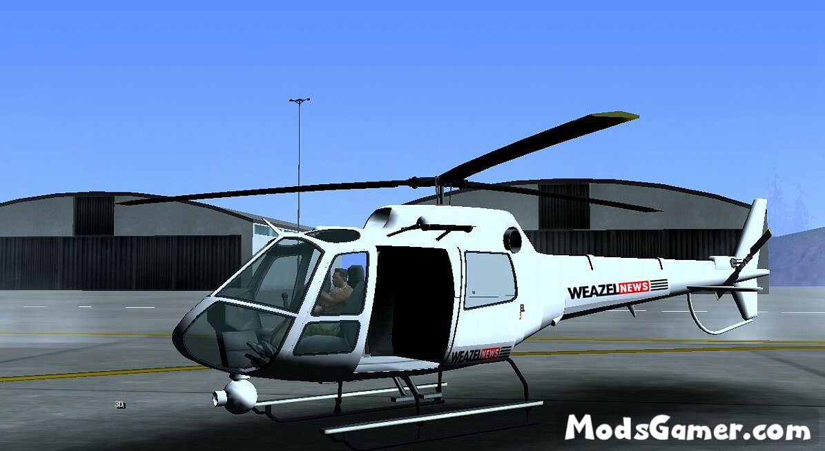 Weazel News Helicopter Mod - Mods for Grand Theft Auto: San Andreas ...