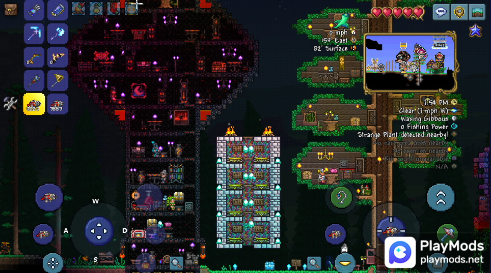 Terraria HappyDays Ultimate World of AFK Traps Map - Mods for Terraria