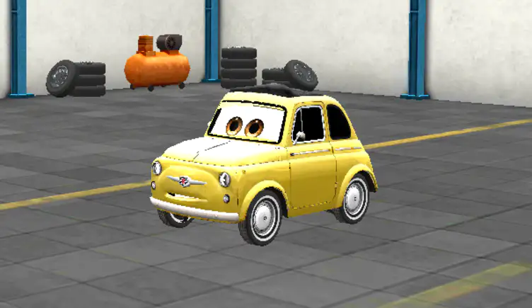 Pixar Cars Luigi Mod - Mods for Bus Simulator Indonesia / BUSSID