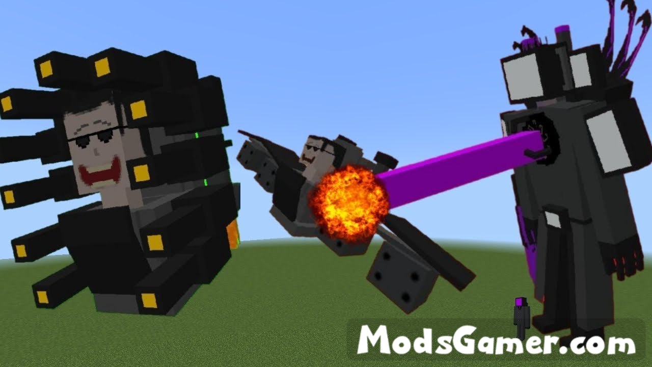 Skibidi Toilet v23.8 Mod By Iron Golem Wibu - Mods for Minecraft