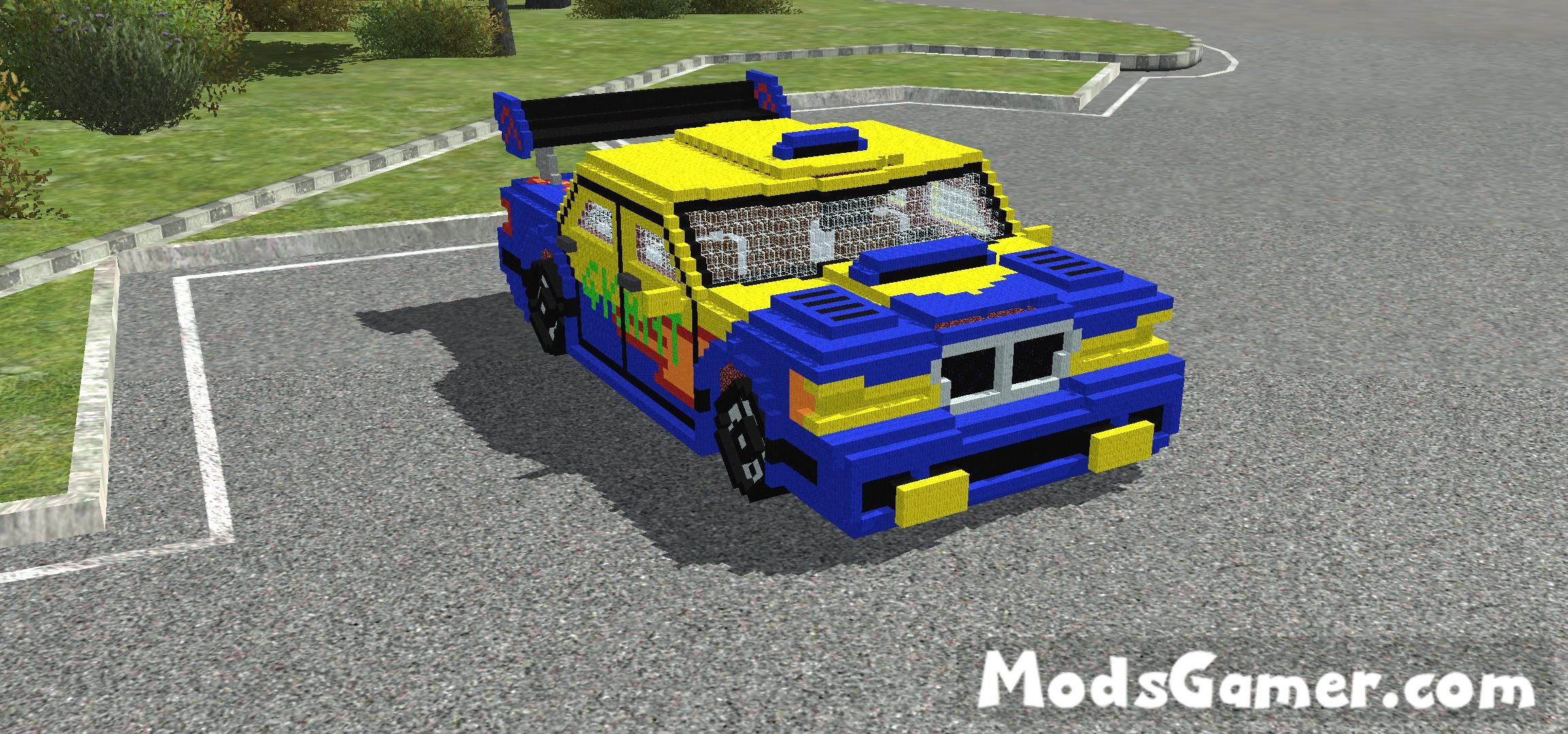 Minecraft Elegant Car Mod - Mods for Bus Simulator Indonesia / BUSSID
