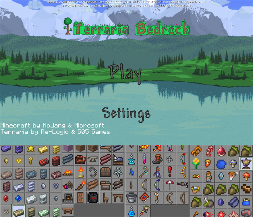 Terraria Bedrock Mod - Mods for Minecraft