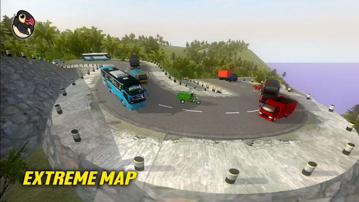 Extreme Route Sharp Inclines & Bends Map - Mods for Bus Simulator ...