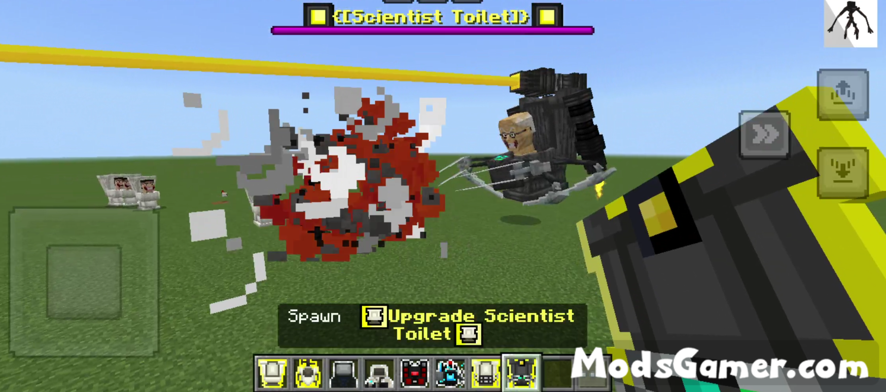 Skibidi Toilet Add On v8.8 Update[New Character,Aibility] - Mods for Minecraft