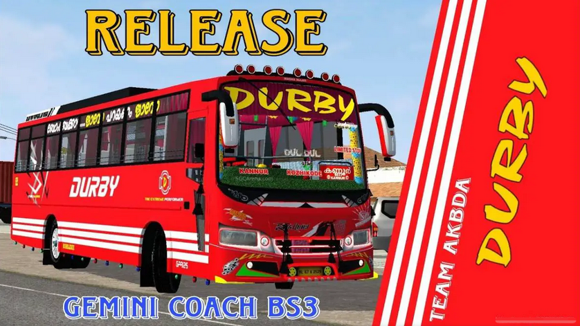 Gemini Coach Bus Mod - Mods for Bus Simulator Indonesia / BUSSID