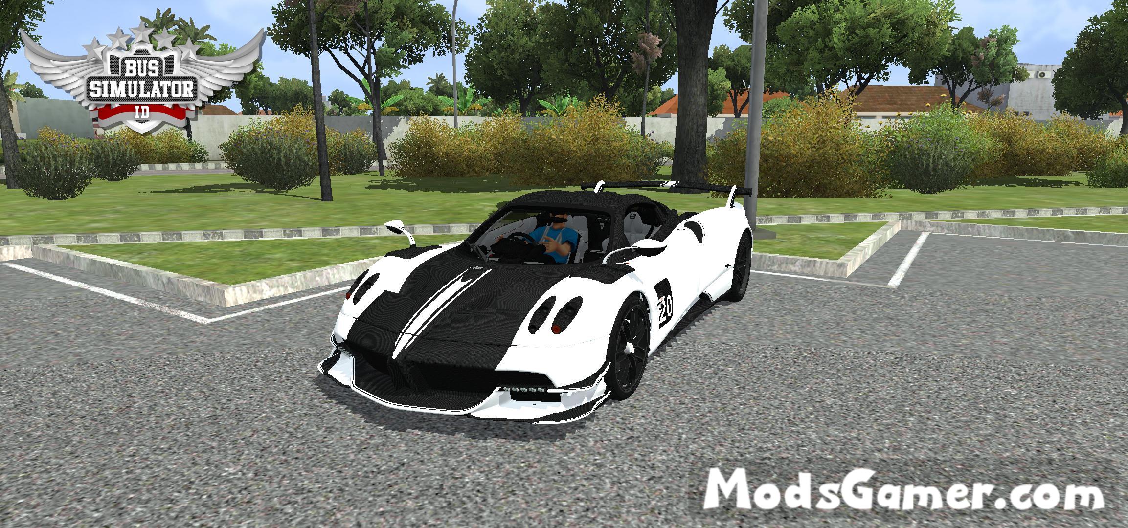 2024 Pagani Huayra BC Roadster Mod - Mods for Bus Simulator Indonesia ...