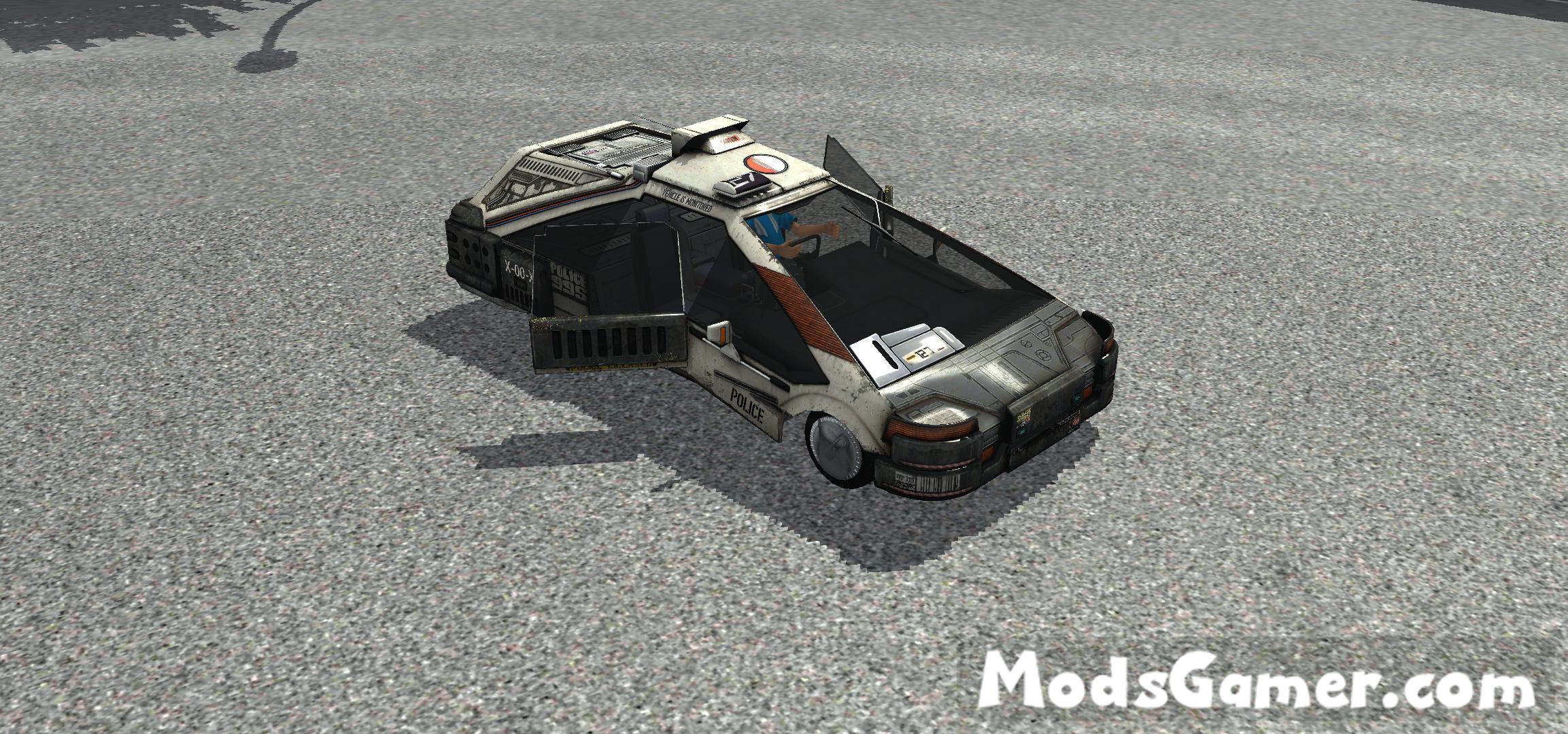 Sci-Fi Police Car Mod - Mods for Bus Simulator Indonesia / BUSSID