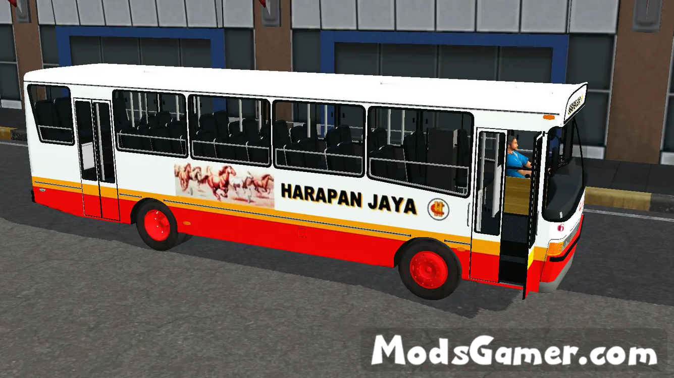 Mercedes-Benz OHL 1320 Harapan Jaya Bus Mod - Mods for Bus Simulator Indonesia / BUSSID
