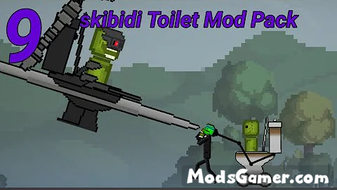 Skibidi toilet mod v3 Part IX - Mods for Melon Playground Sandbox PG