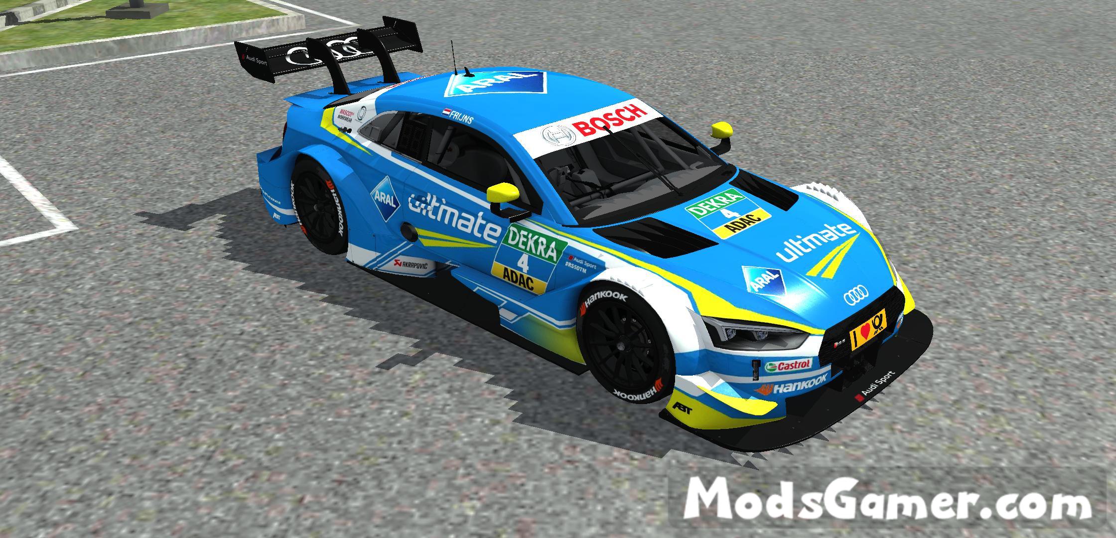 Audi RS5 DTM Robin Frijns Racing Livery Mod - Mods for Bus Simulator ...