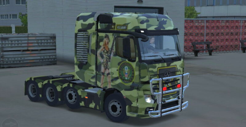 [Merieles/Antares]US ARMY Skin Mod - Mods for Truckers of Europe 3