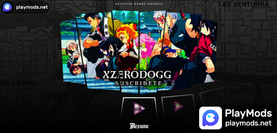 Demon Slayer: Kimetsu no Yaiba Menu Texture Packs - Mods for Grand ...