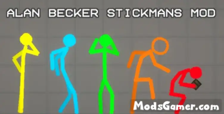 Alan becker Stickmans Mod - Mods for Melon Playground Sandbox PG