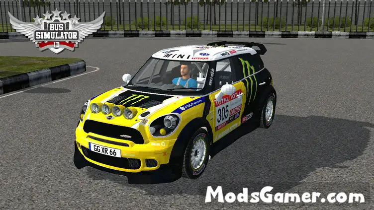 Mini Countryman WRC Monster Energy Livery Mod - Mods for Bus Simulator ...