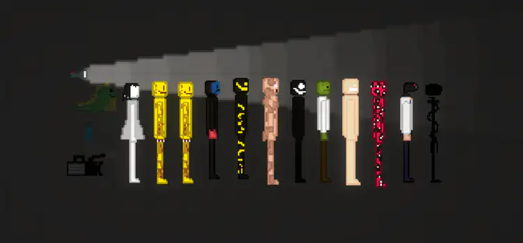 The Backrooms Character pack Mod - Mods for Melon Playground Sandbox PG