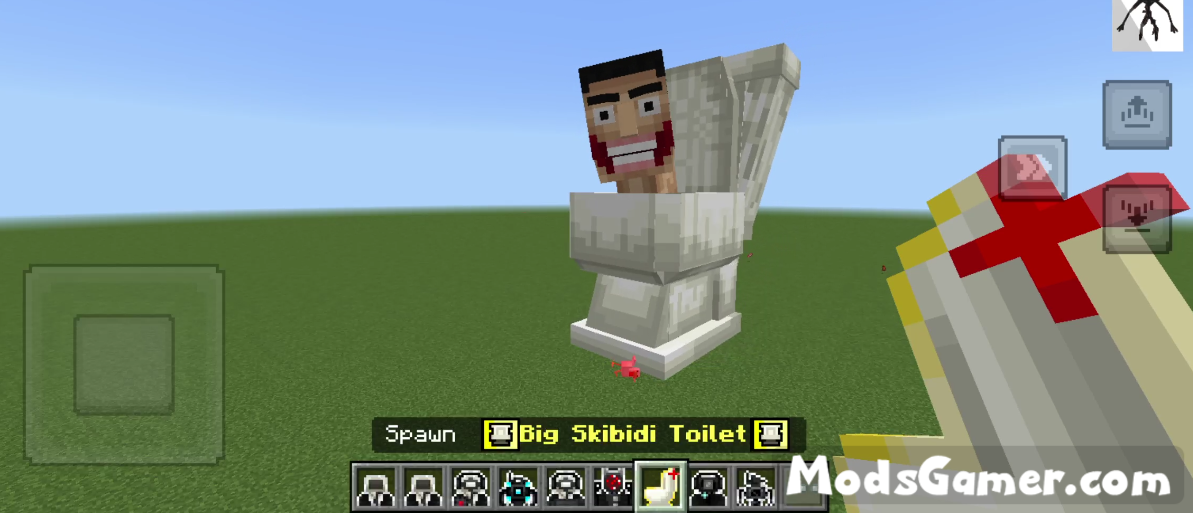 Skibidi Toilet Mod v8.7 - Upgrade Spider Camera etc - Mods for Minecraft