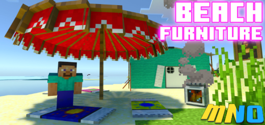 Fancy Beach Furniture Mod(1.19) - Mods for Minecraft