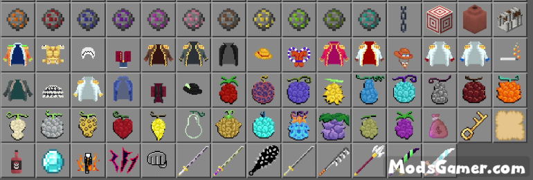 One Piece Wg Mod 4.8 Update - Mods for Minecraft