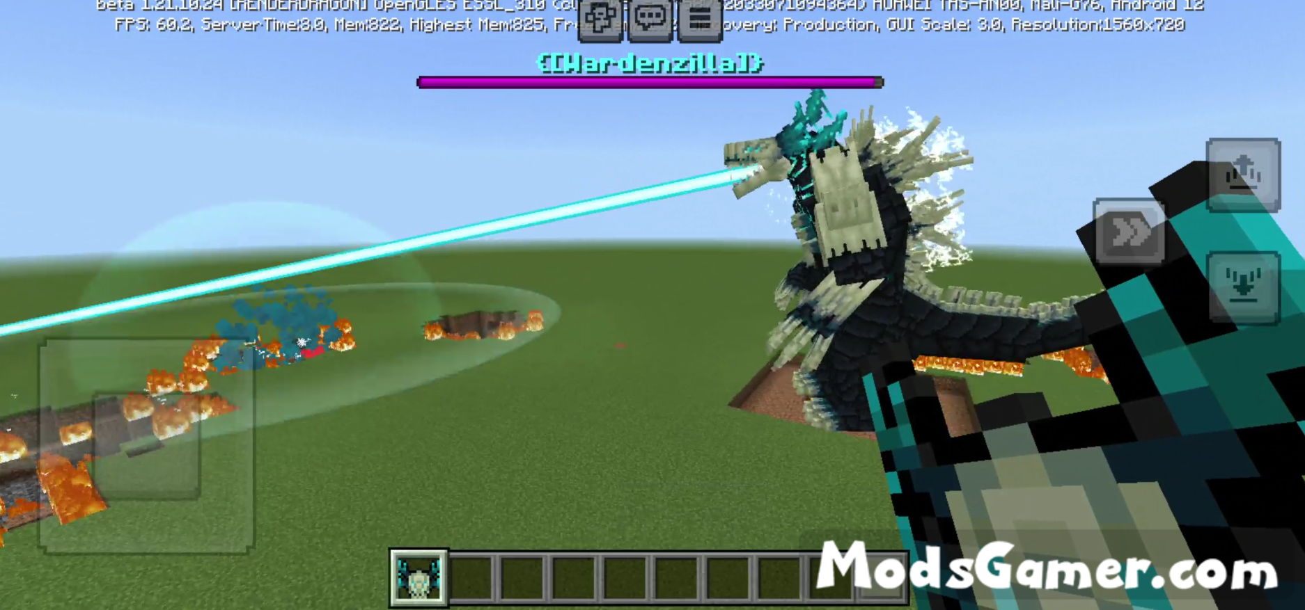 Kaiju Craft Adddon For Minecraft Version 1.0 Wardenzilla - Mods for Minecraft