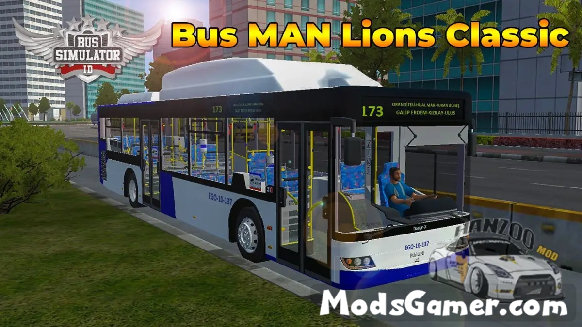 MAN Lions Classic bus Mod - Mods for Bus Simulator Indonesia / BUSSID