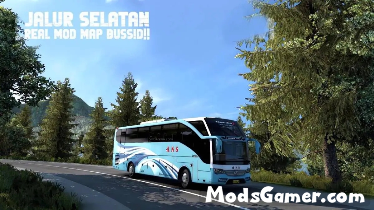 Realistic South Lane Tail Map - Mods for Bus Simulator Indonesia / BUSSID