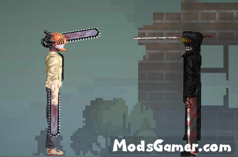 Chainsaw Man vs Katana Man Mod - Mods for Melon Playground Sandbox PG